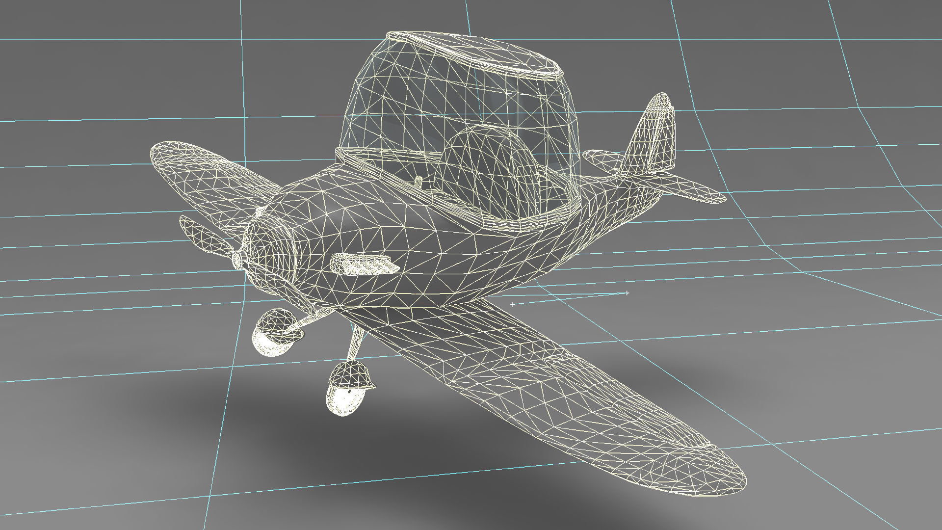 Airplane cartoon style 3D model | CGTrader