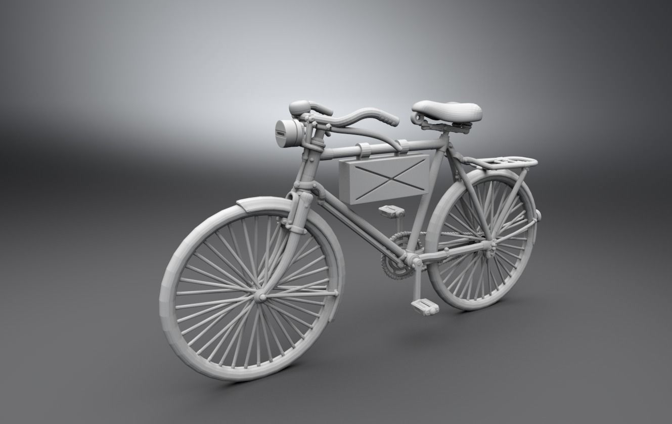 German ww2 scout bike 3D model 3D printable | CGTrader