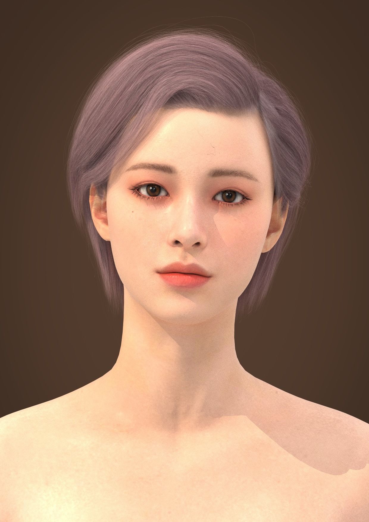 Short hair 013-FV2 for Yuna-FV2 3D model from 3DClo Software 3D model | CGTrader