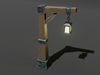 Stylized Lamp Post free VR / AR / low-poly 3D model | CGTrader
