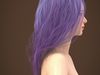 Long hair 028-FV2 for Yuna-FV2 3D model from 3DClo Software 3D model | CGTrader