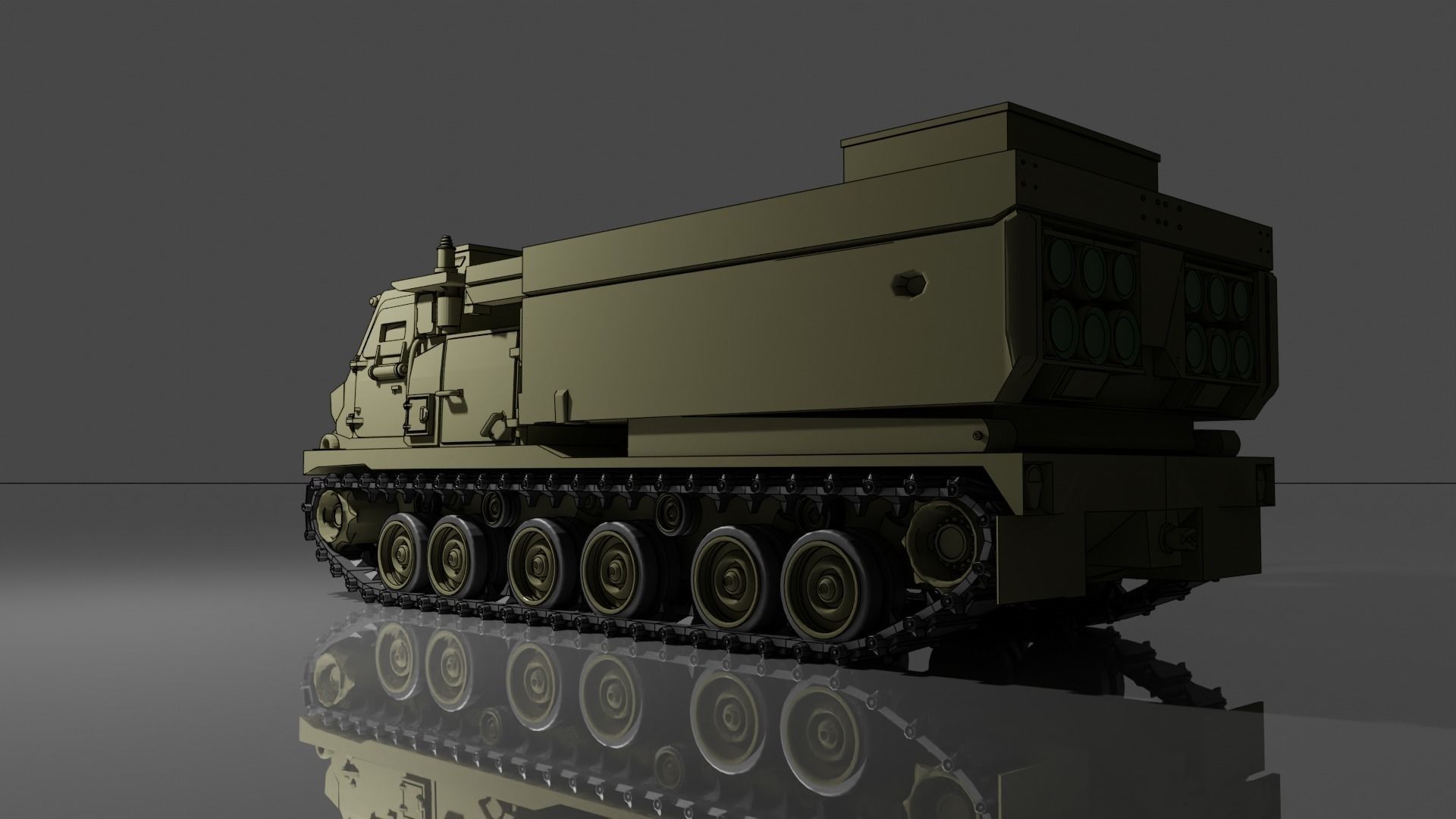 M270 MLRS 3D model - Ready to print 3D model 3D printable | CGTrader