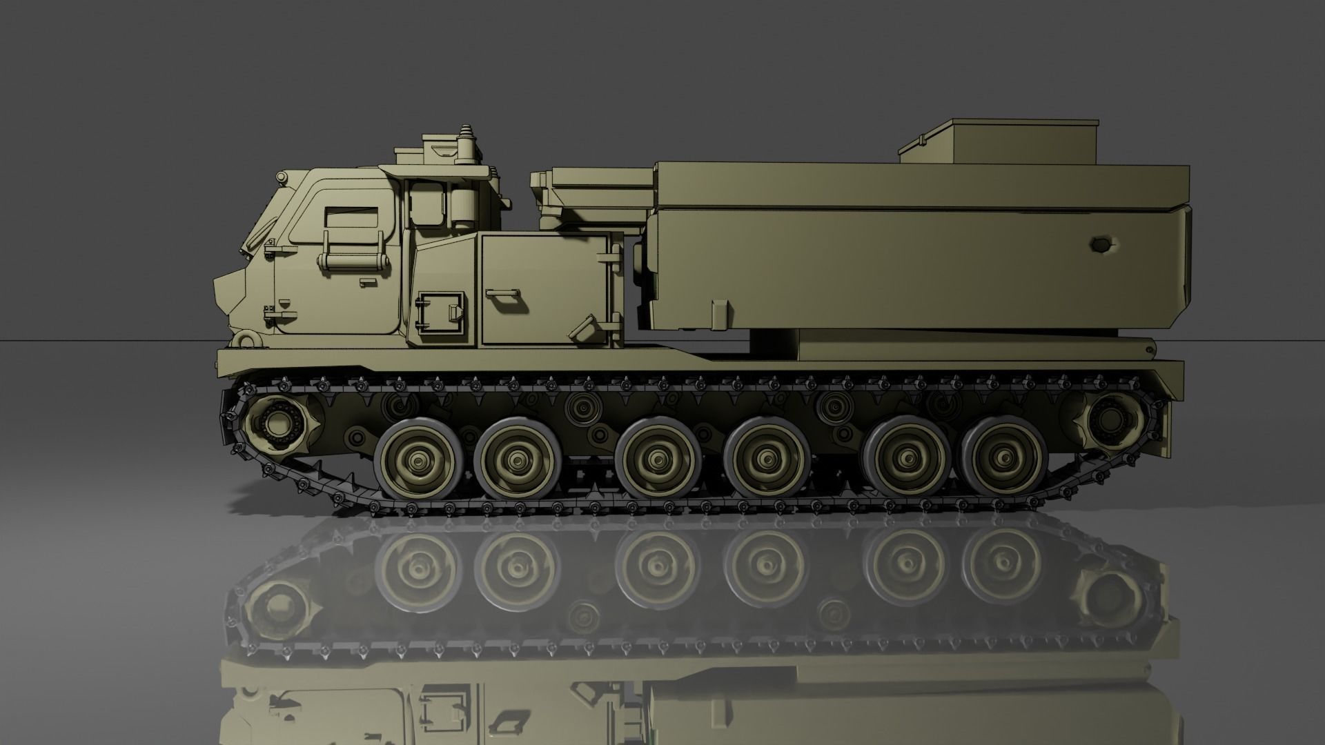M270 MLRS 3D model - Ready to print 3D model 3D printable | CGTrader