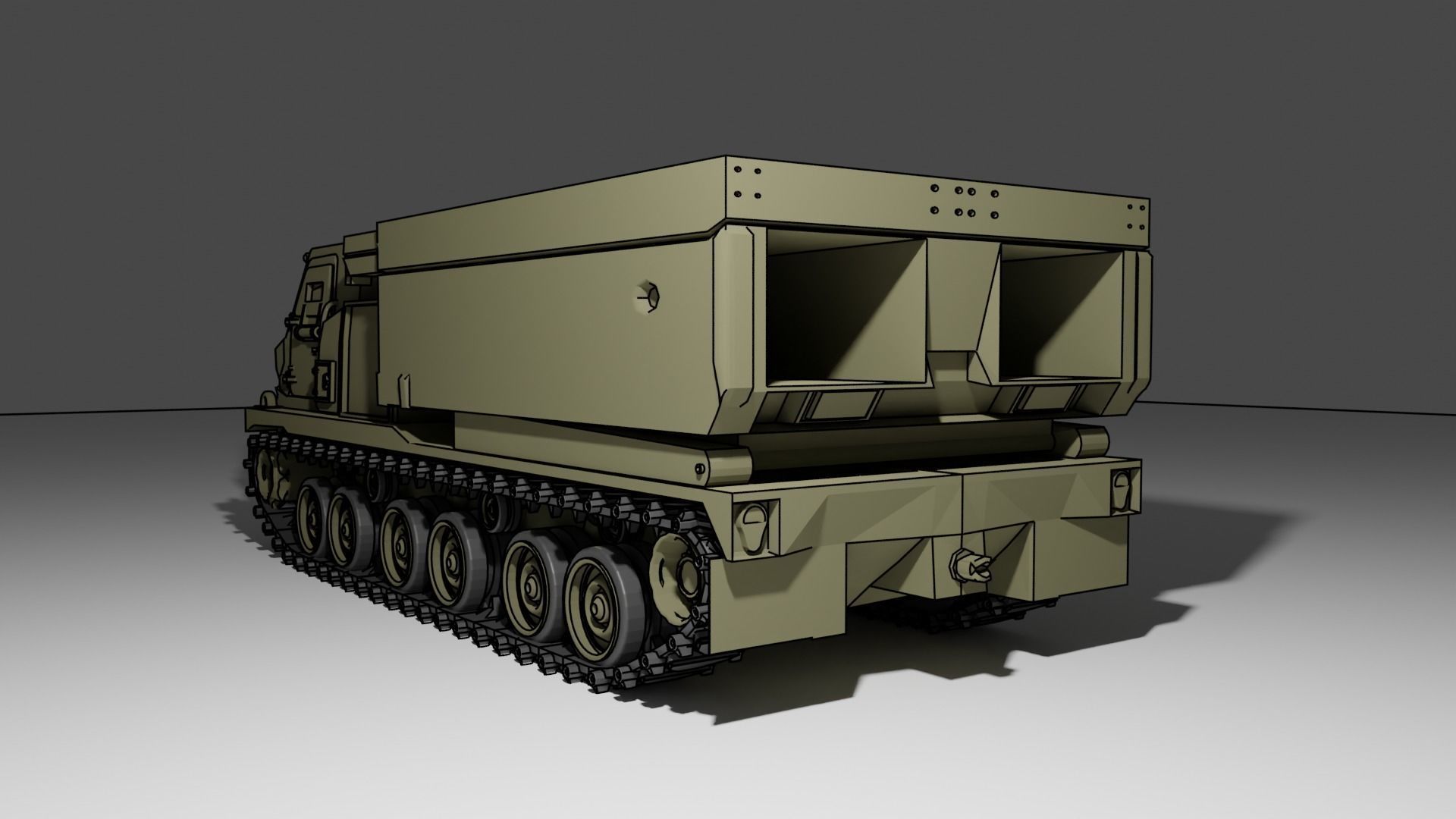 M270 MLRS 3D model - Ready to print 3D model 3D printable | CGTrader