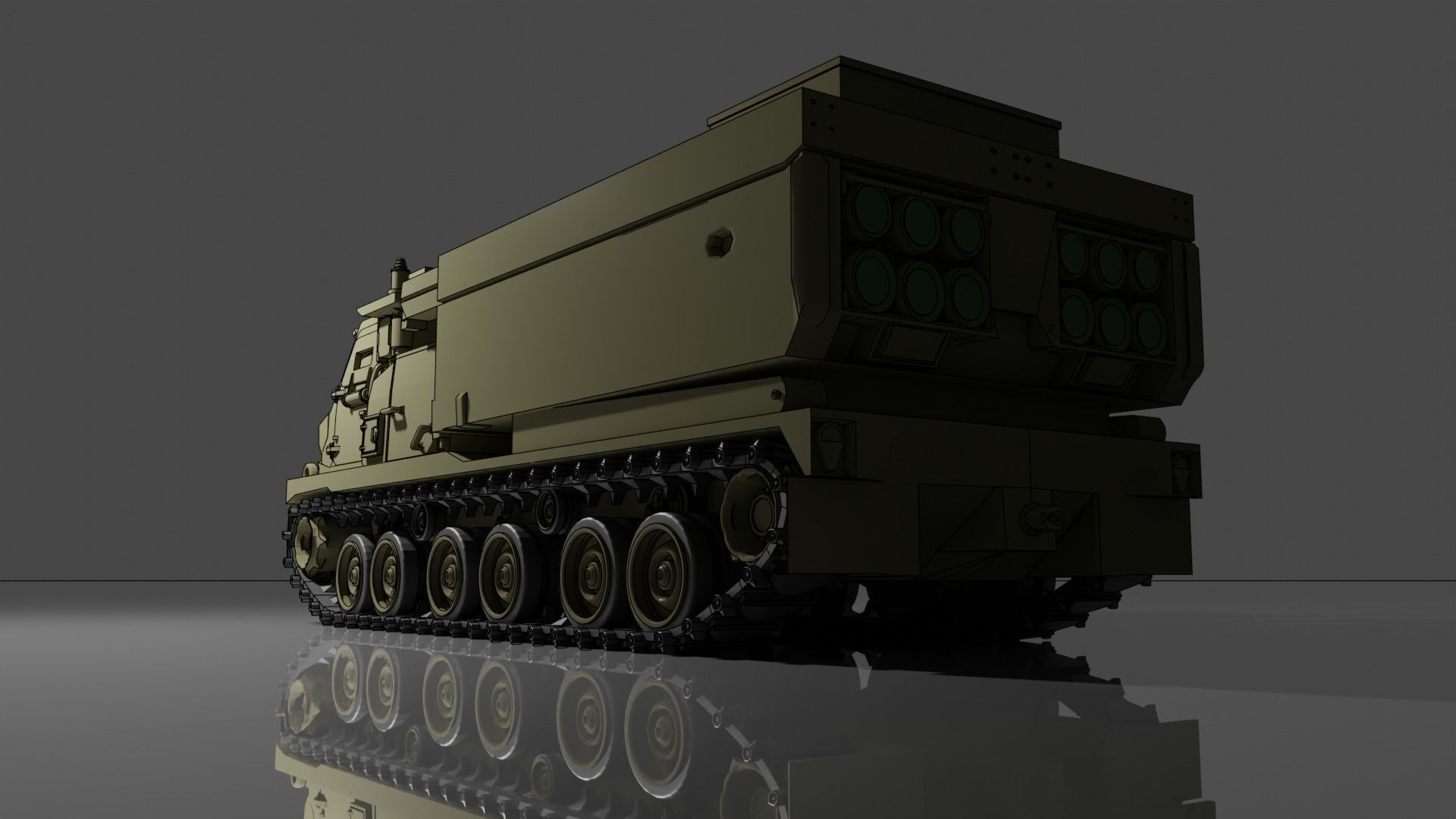 M270 MLRS 3D model - Ready to print 3D model 3D printable | CGTrader