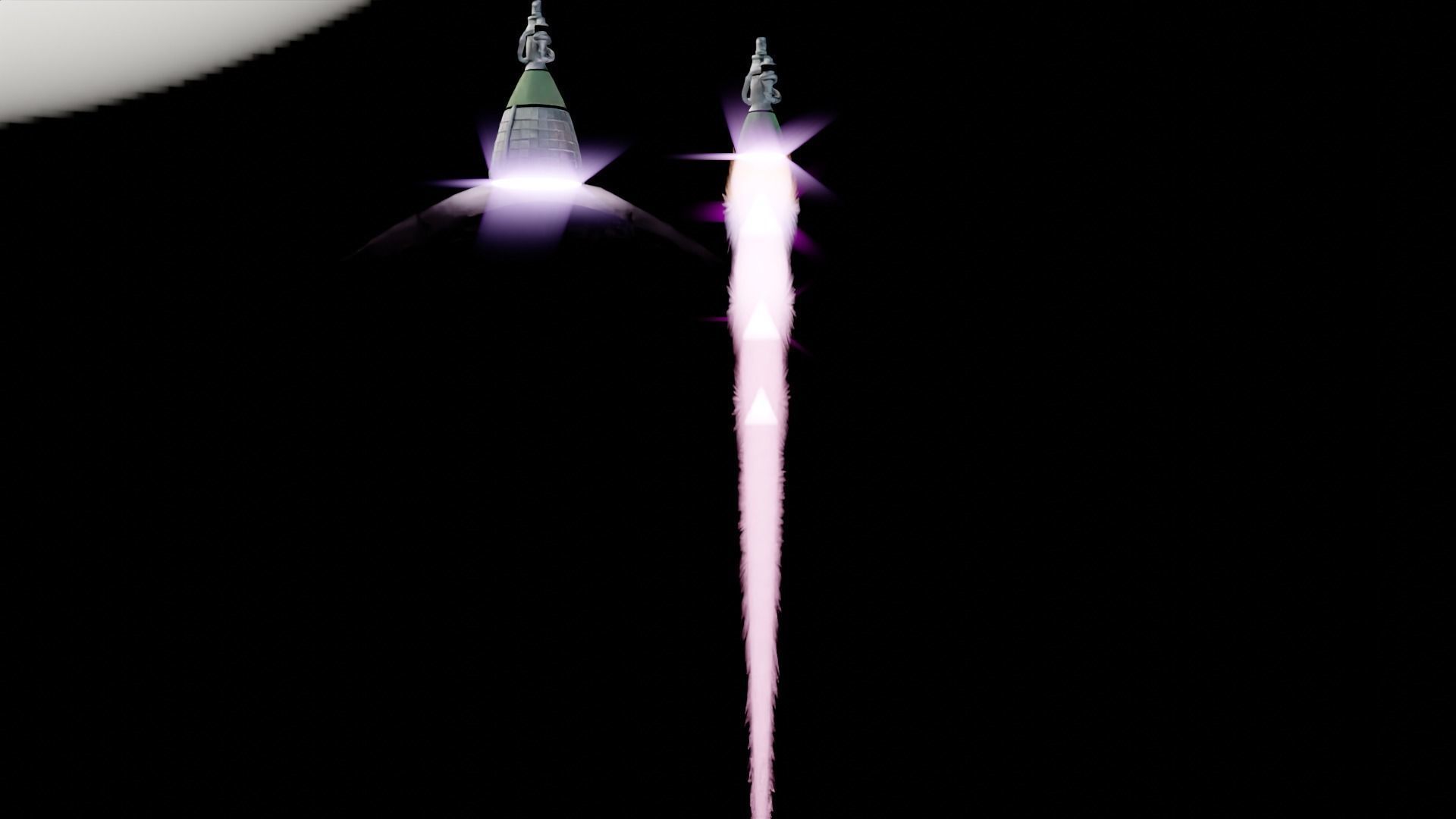 Raptor Engine and Engine Plume Pack 3D model | CGTrader