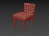 Modern Puff Chair for Dining Room free 3D model | CGTrader