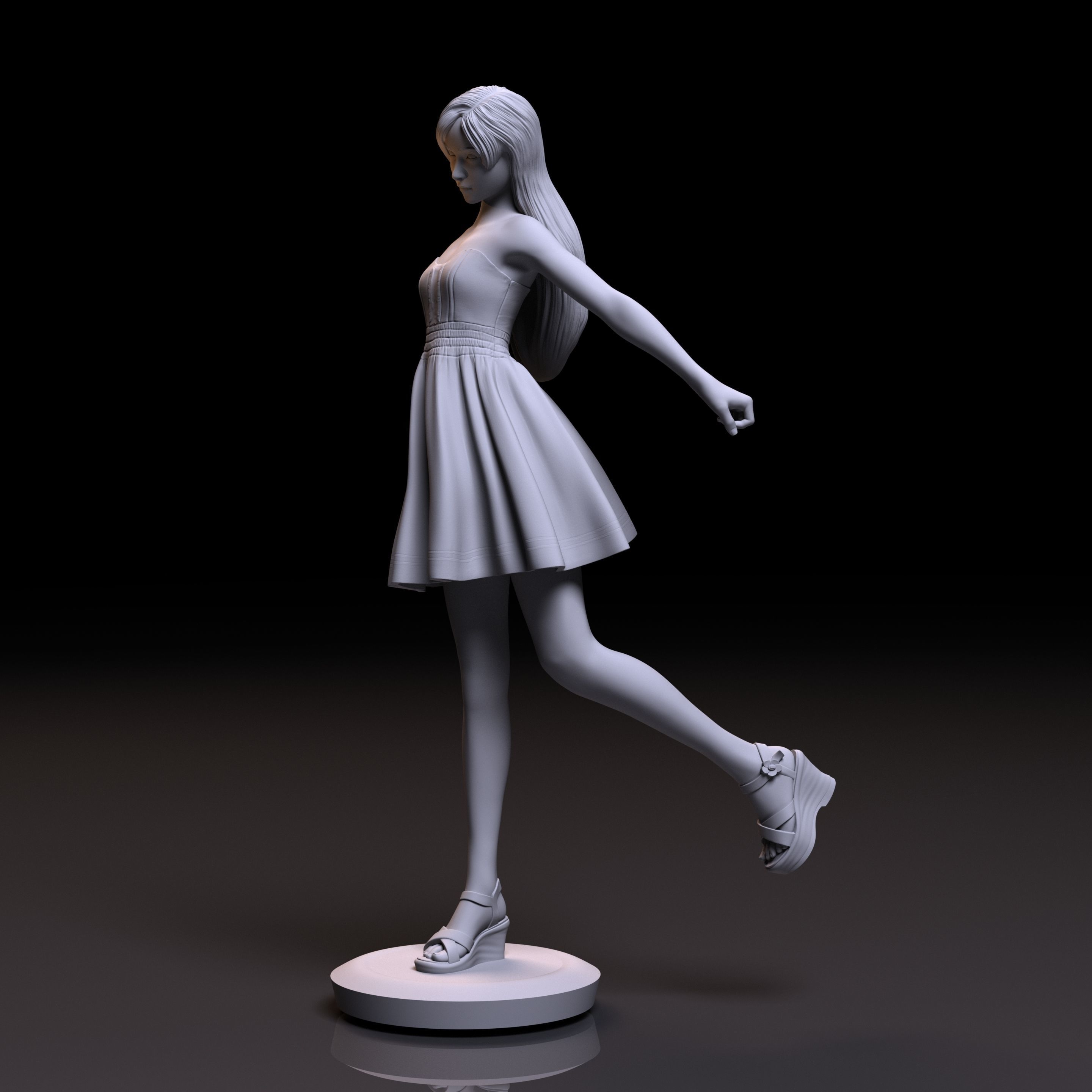TIFA LOCKHART - FINAL FANTASY - TEEN VERSION 3D model 3D printable ...