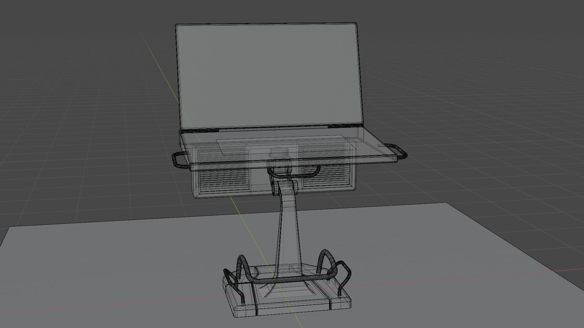 3D model Scifi Console VR / AR / low-poly | CGTrader