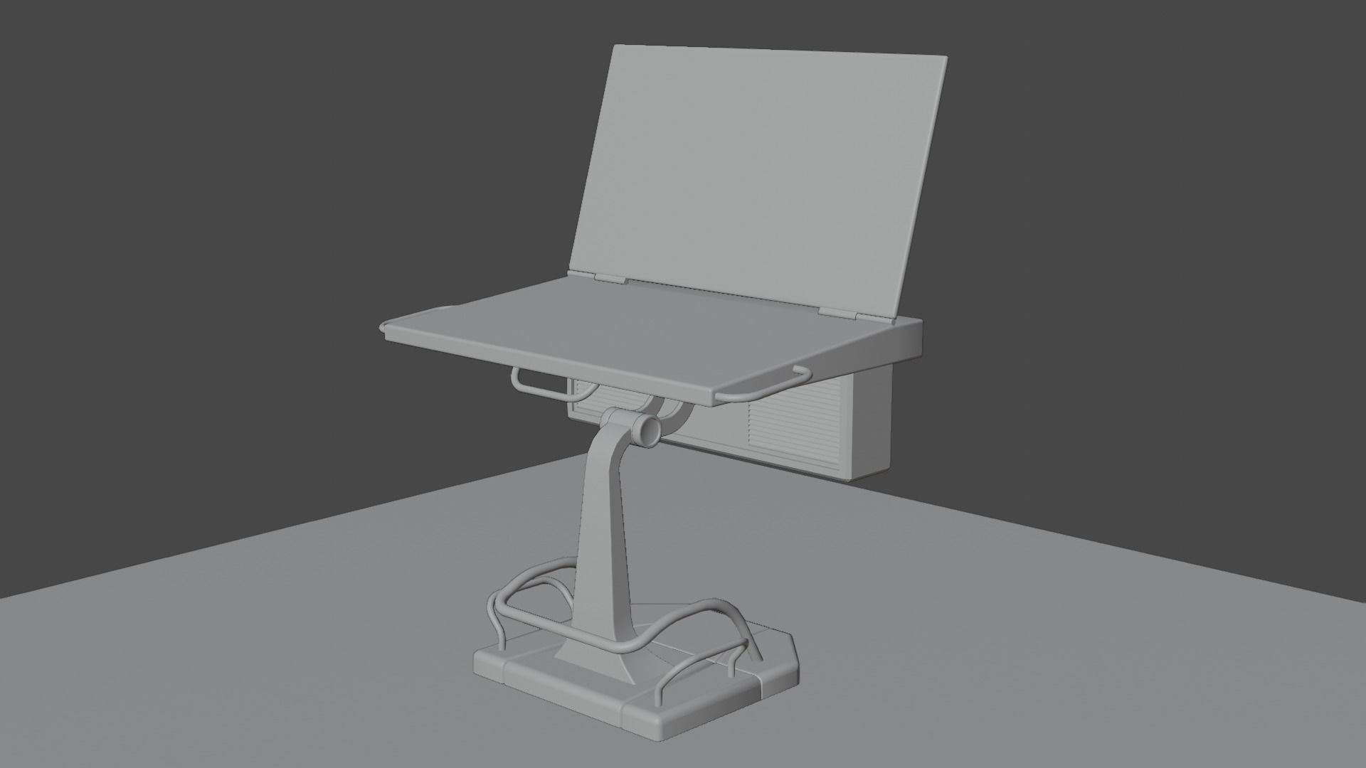 3D model Scifi Console VR / AR / low-poly | CGTrader