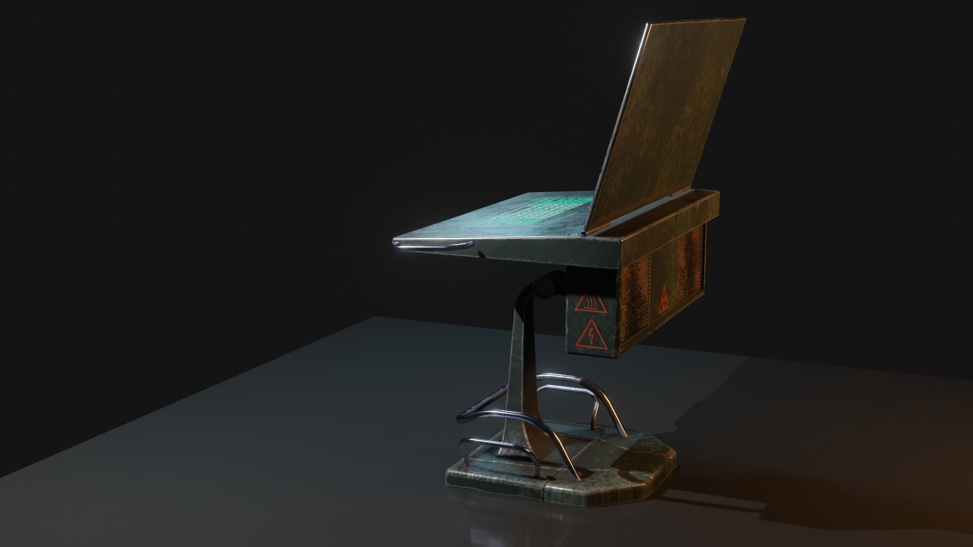 3D model Scifi Console VR / AR / low-poly | CGTrader