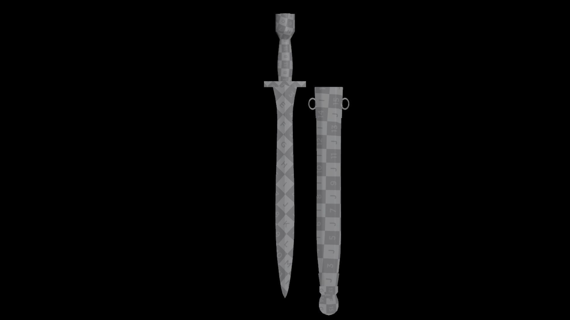 Xiphos - Greek Sword 3D model | CGTrader