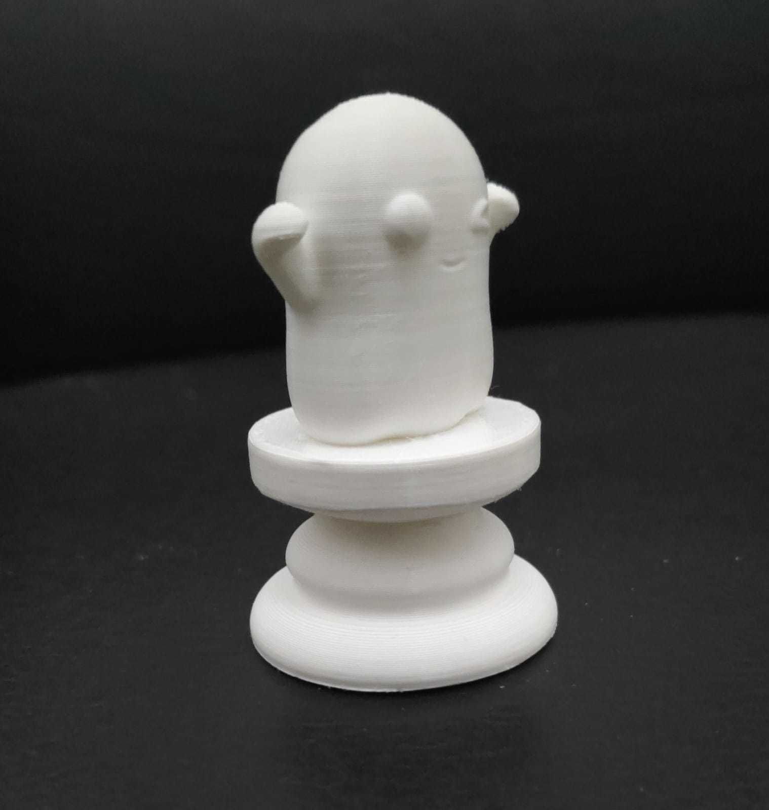 Halloween Chess - Ghost 3D model 3D printable | CGTrader