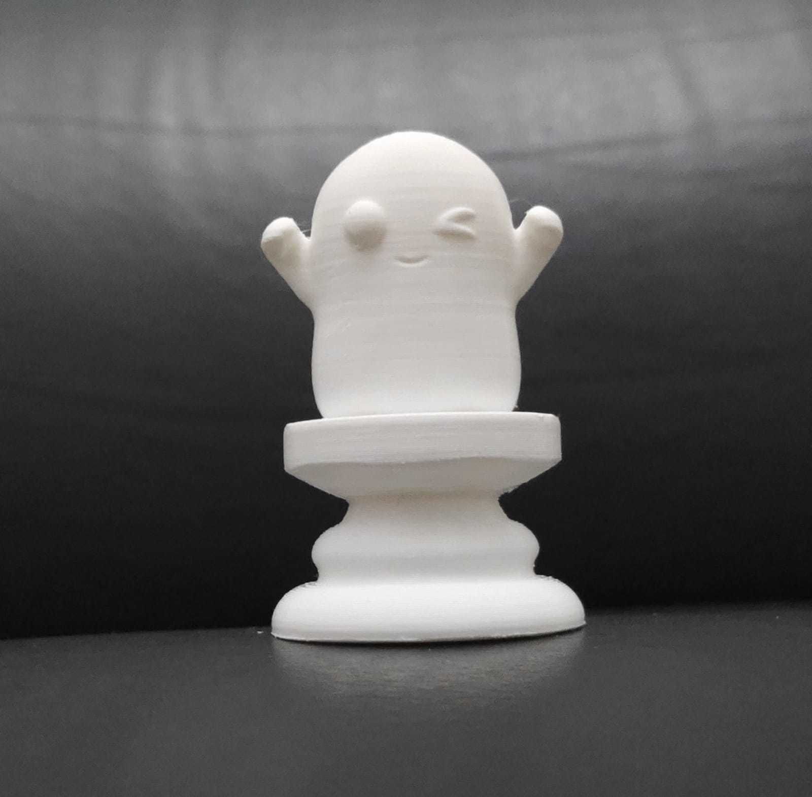 Halloween Chess - Ghost 3D model 3D printable | CGTrader