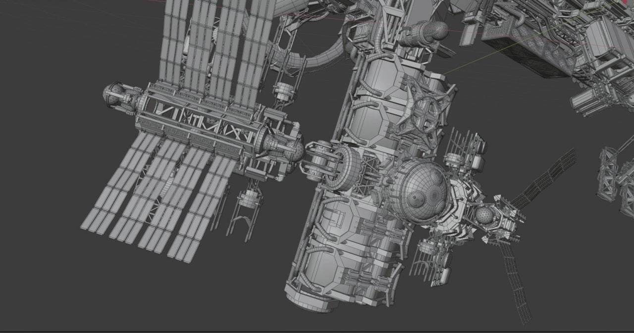 Space station 3D model rigged | CGTrader