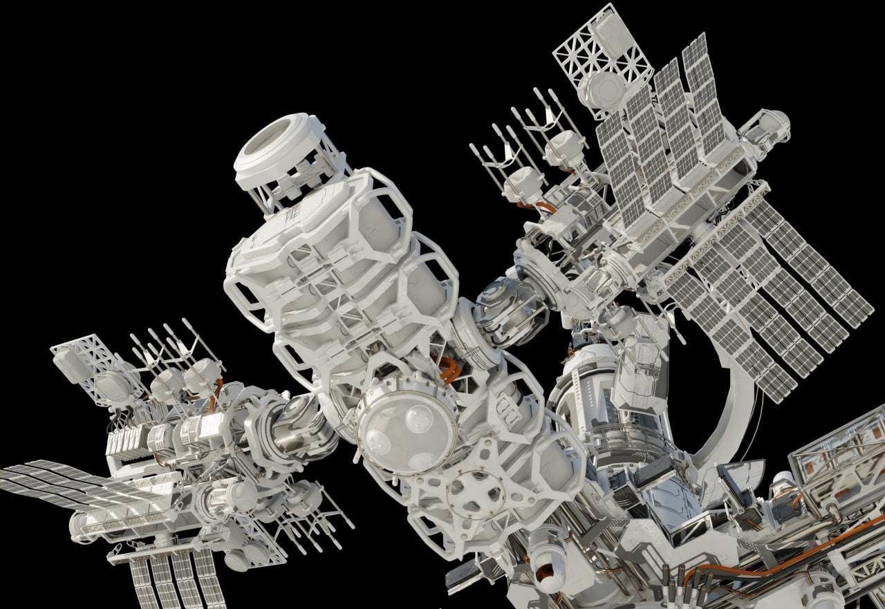 Space station 3D model rigged | CGTrader