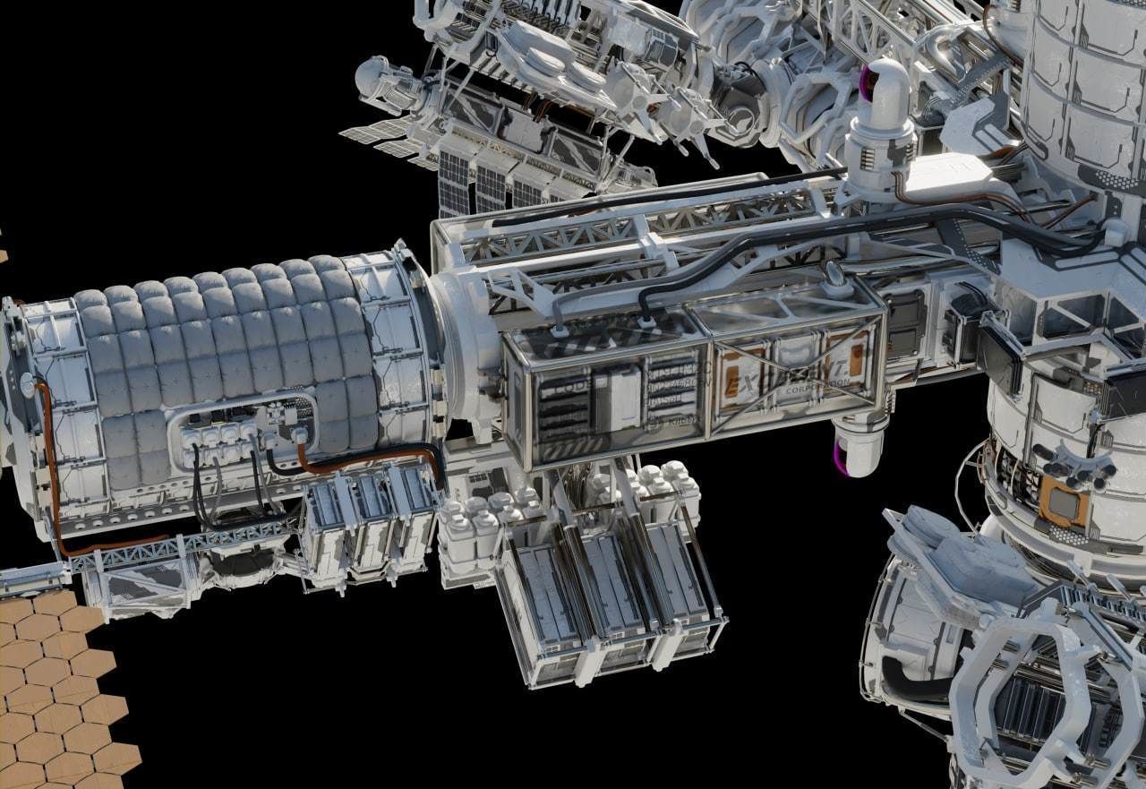 Space station 3D model rigged | CGTrader