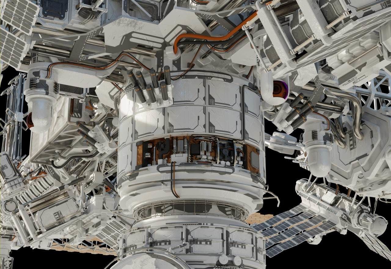 Space station 3D model rigged | CGTrader