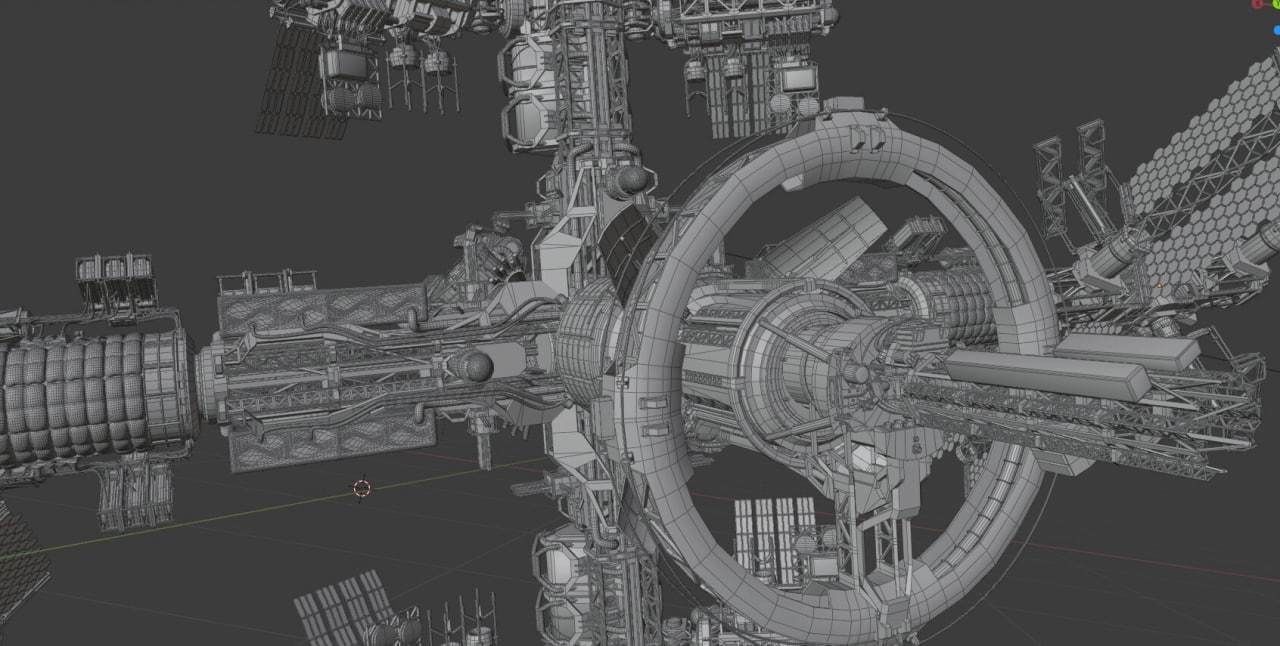 Space station 3D model rigged | CGTrader
