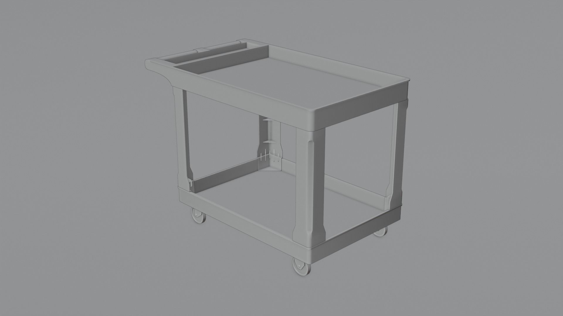 3D model Industrial Utility Cart with 4k Textures VR / AR / low-poly ...