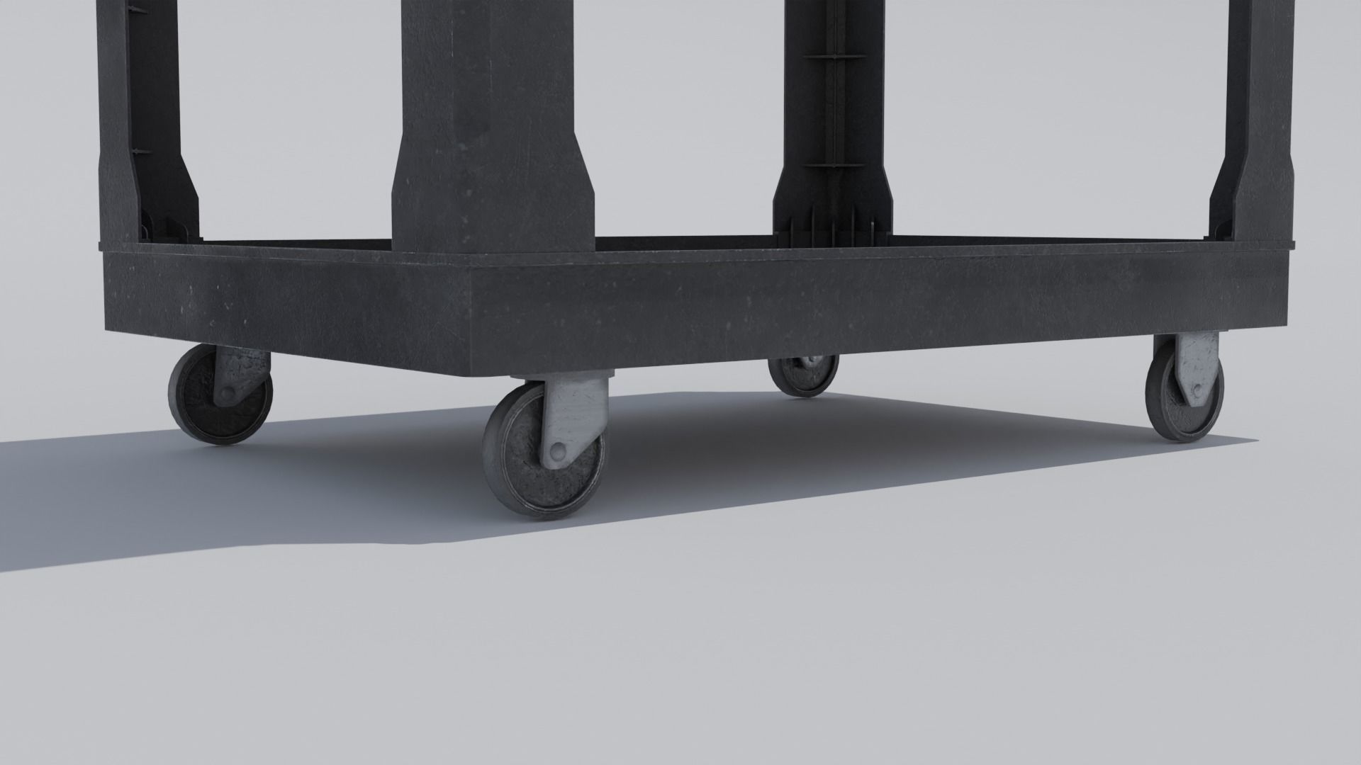 3D model Industrial Utility Cart with 4k Textures VR / AR / low-poly ...