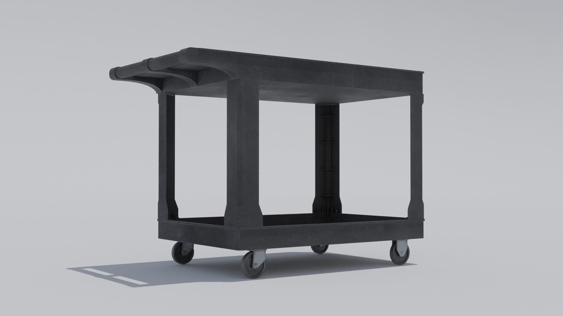 3D model Industrial Utility Cart with 4k Textures VR / AR / low-poly ...