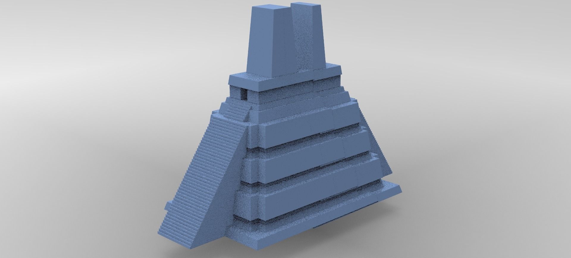 Aztec Pyramid 2 3D model | CGTrader