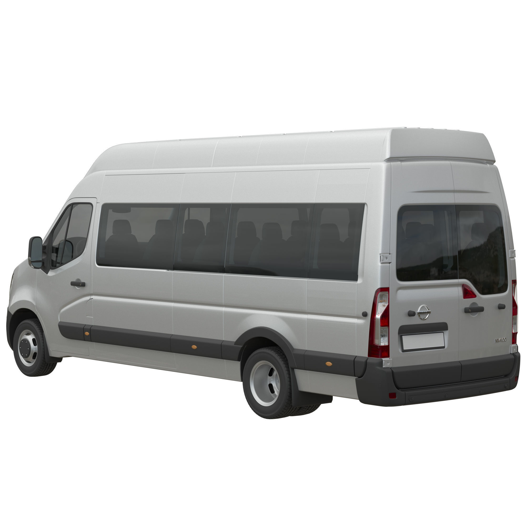 Nissan NV400 Passenger Minibus MAXI 3D model | CGTrader