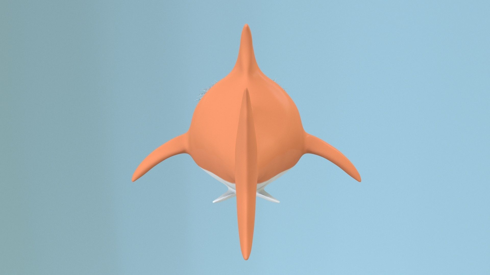 3D model grandma shark fish cartoon VR / AR / low-poly | CGTrader