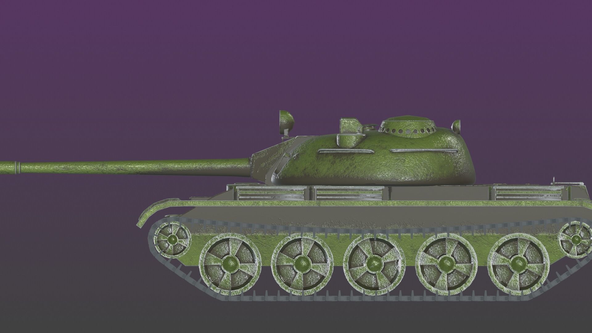 T-55 Tank 3D Model free VR / AR / low-poly 3D model rigged | CGTrader