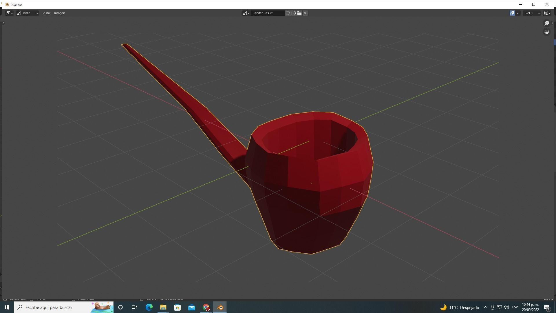 pipas pipe with handle 3D model | CGTrader