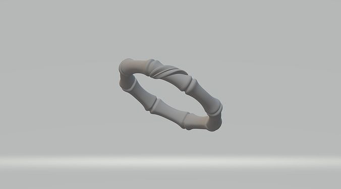 Bamboo Ring 3D Model 3D model 3D printable | CGTrader