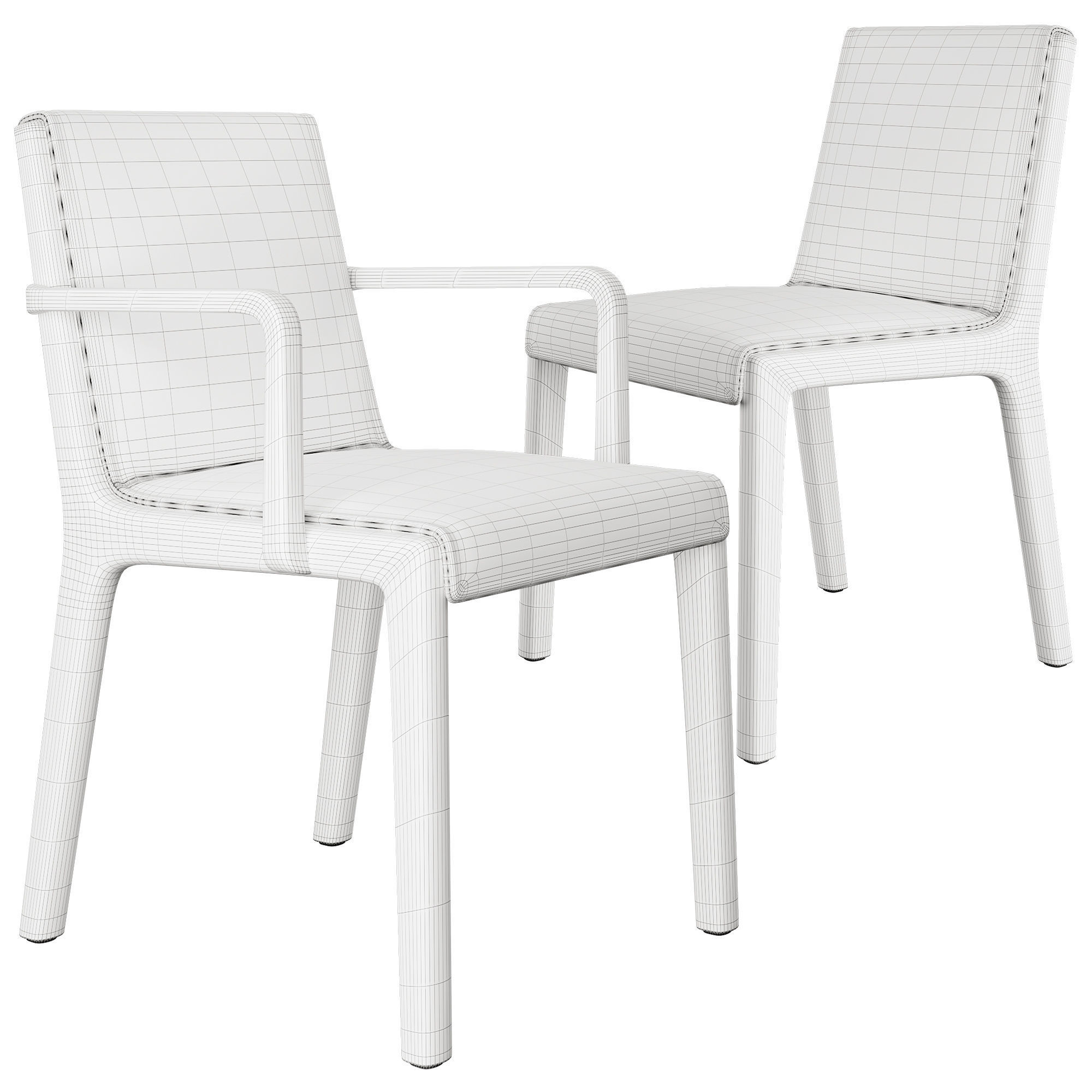 JANET chair 3D model | CGTrader