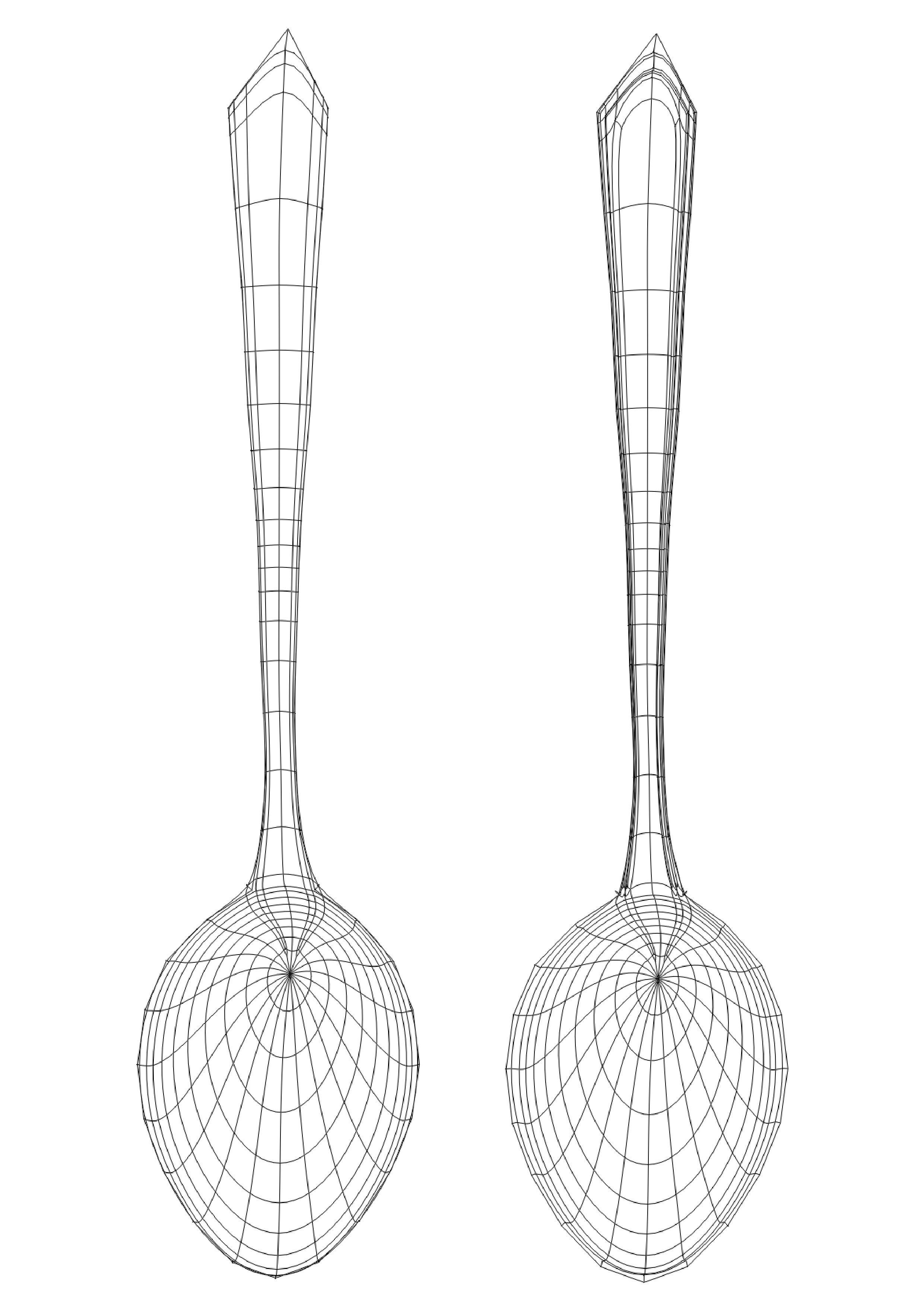 Spoon Metal Spoon 3D model | CGTrader