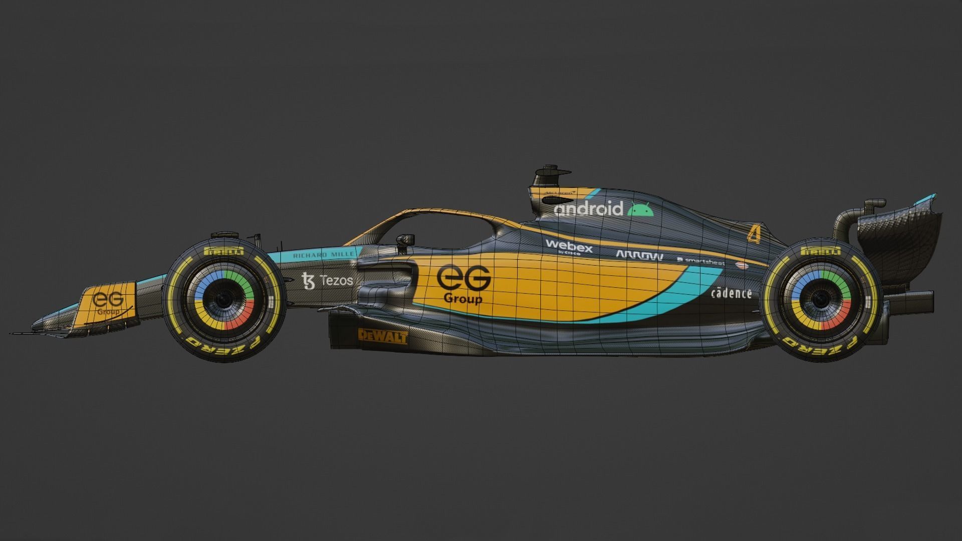 McLaren Formula 1 Car 3D Model 3D model | CGTrader