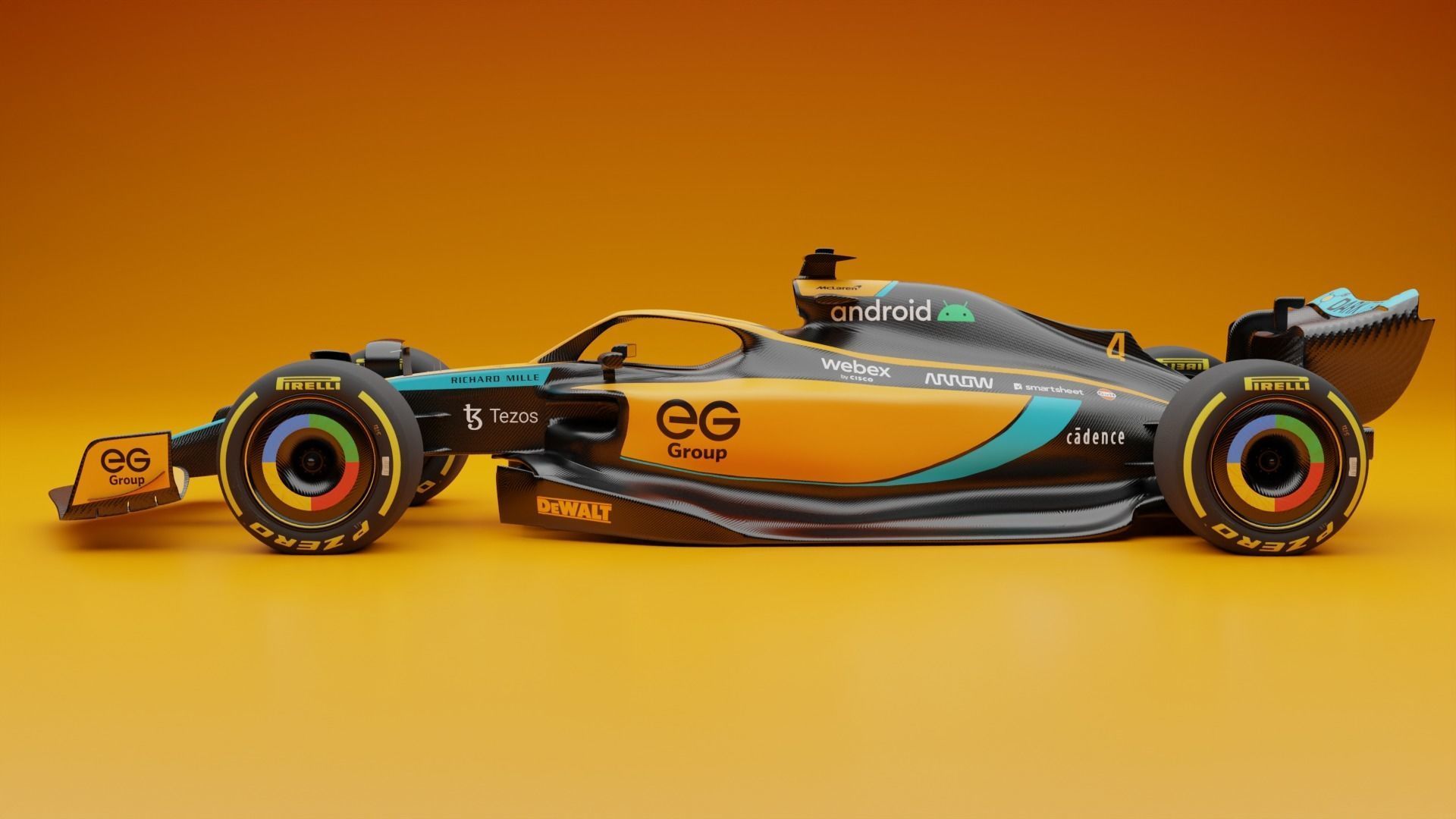 McLaren Formula 1 Car 3D Model 3D model | CGTrader