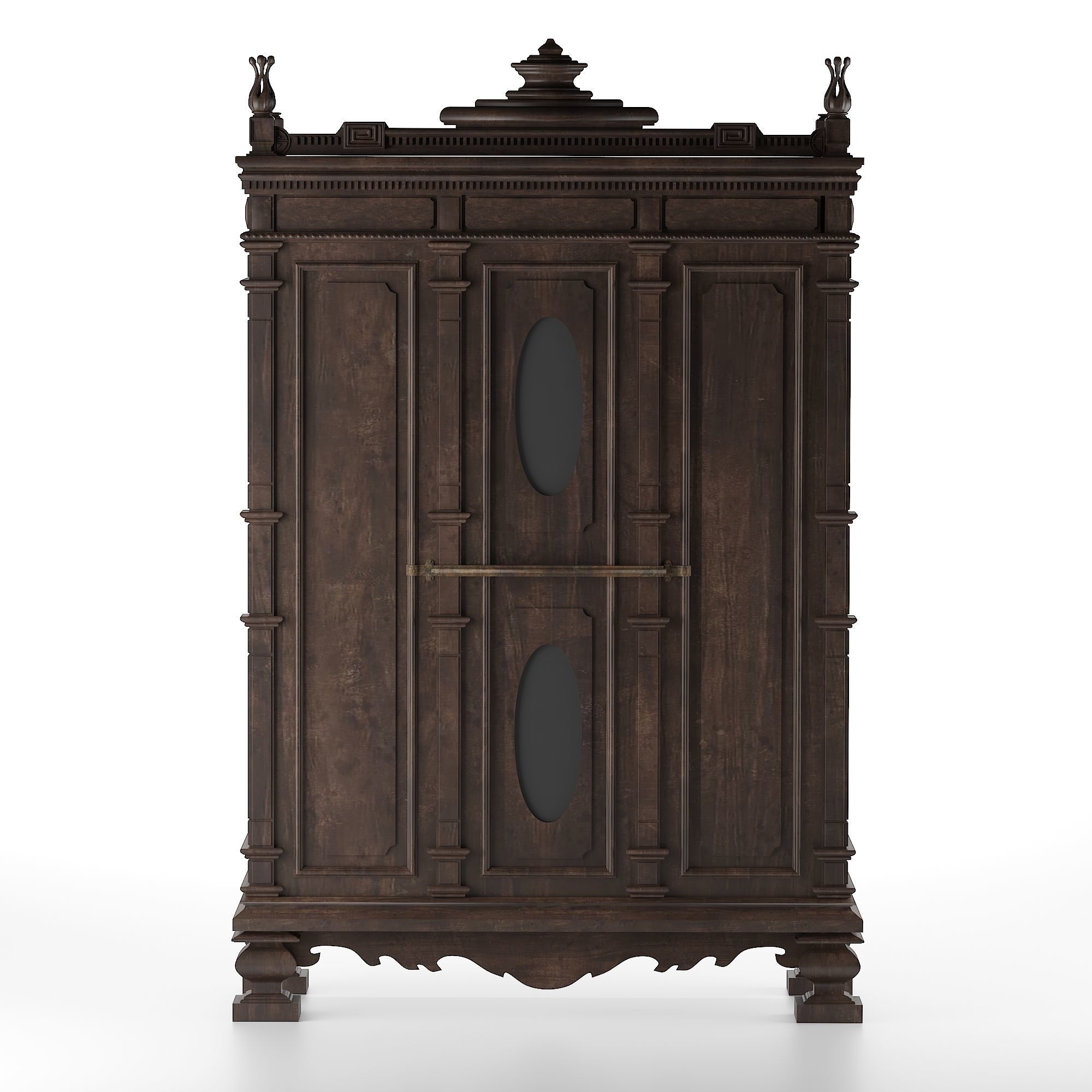 indochine cabinet 01 3D model animated | CGTrader