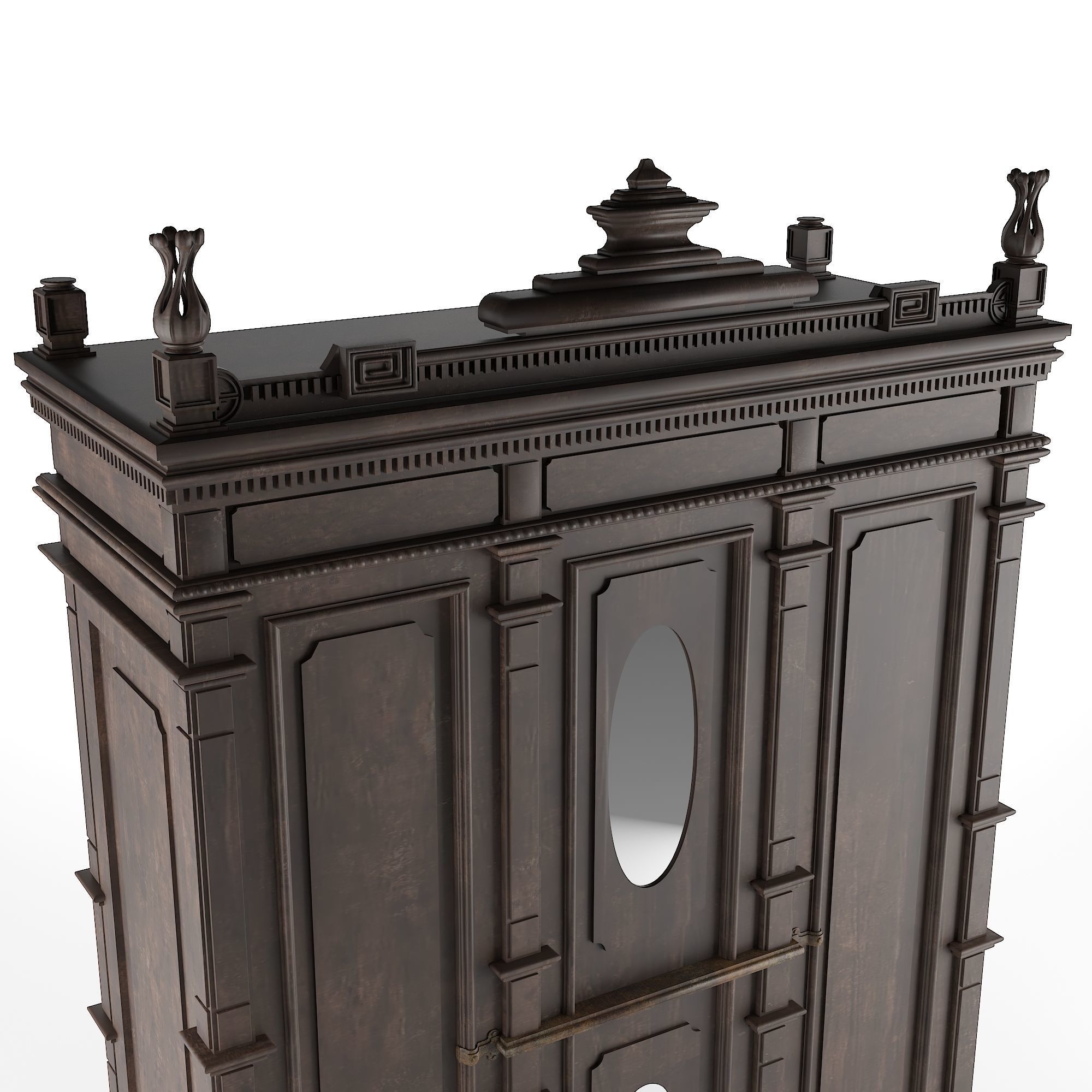 indochine cabinet 01 3D model animated | CGTrader