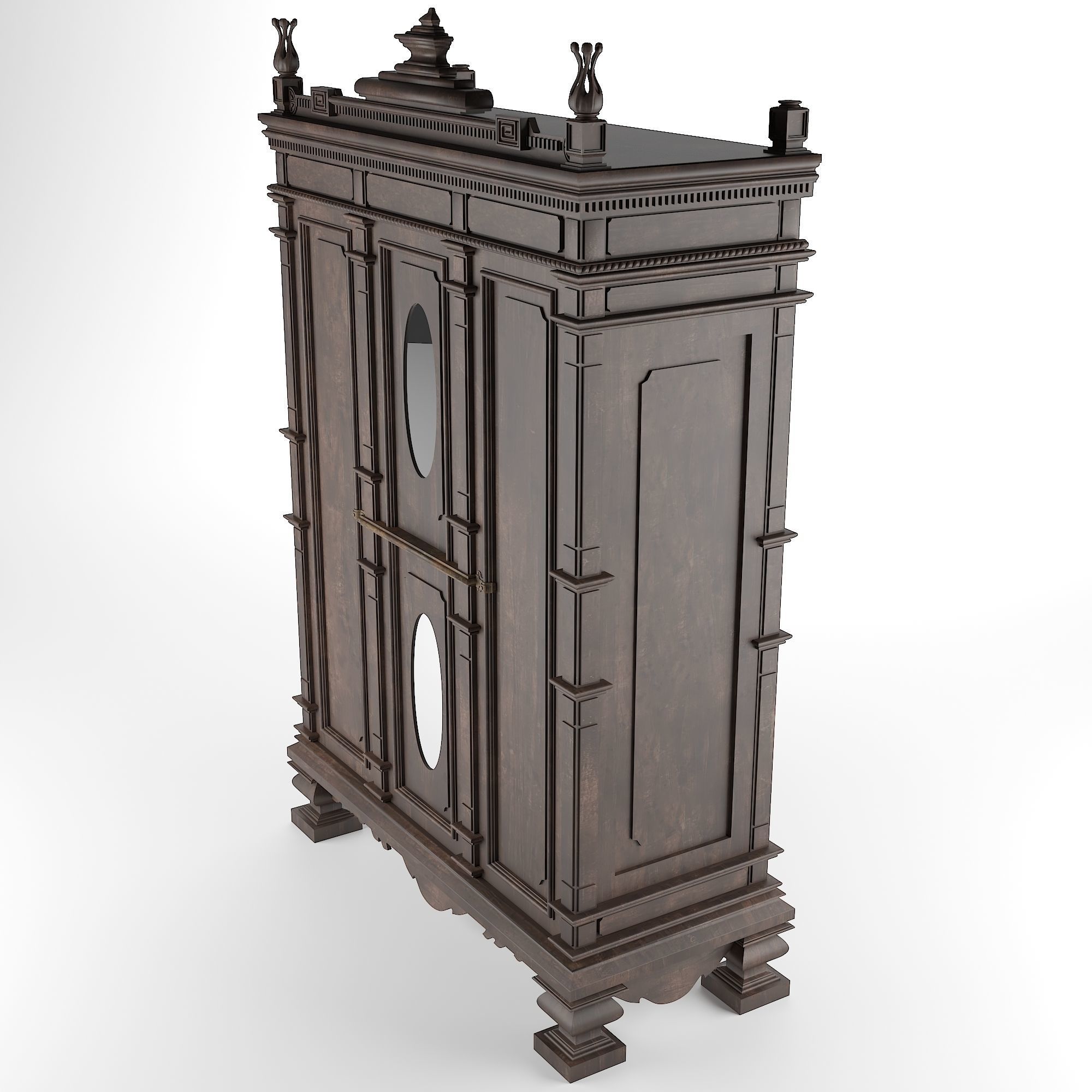 indochine cabinet 01 3D model animated | CGTrader