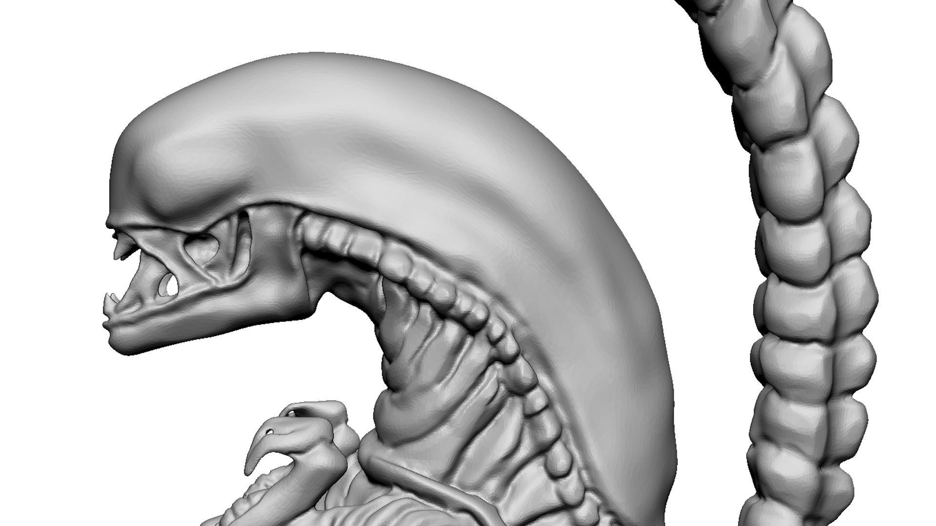 Alien germ xenomorph keychain stl 3d printable 3D model 3D printable ...