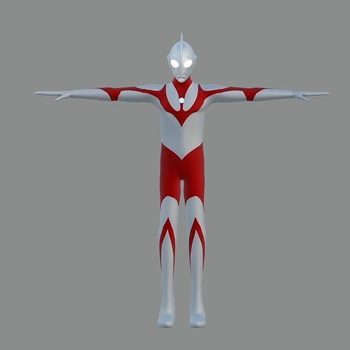 Ultraman 3D model rigged | CGTrader