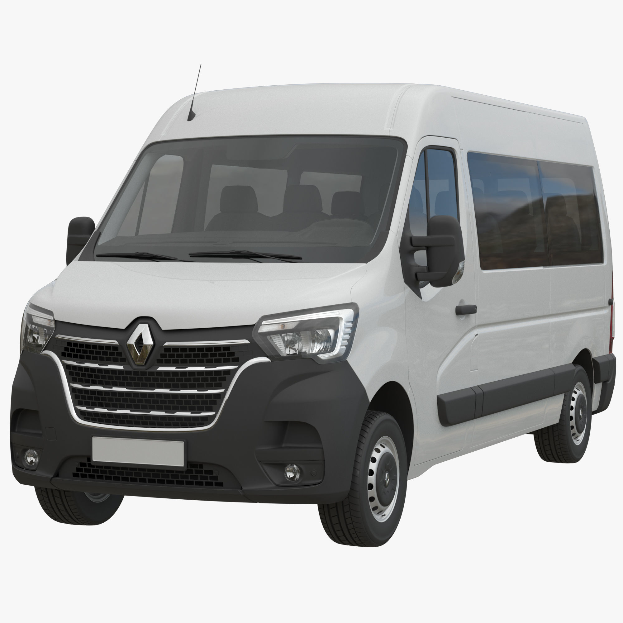 Renault Master 2020 Minibus L2H2 3D model | CGTrader