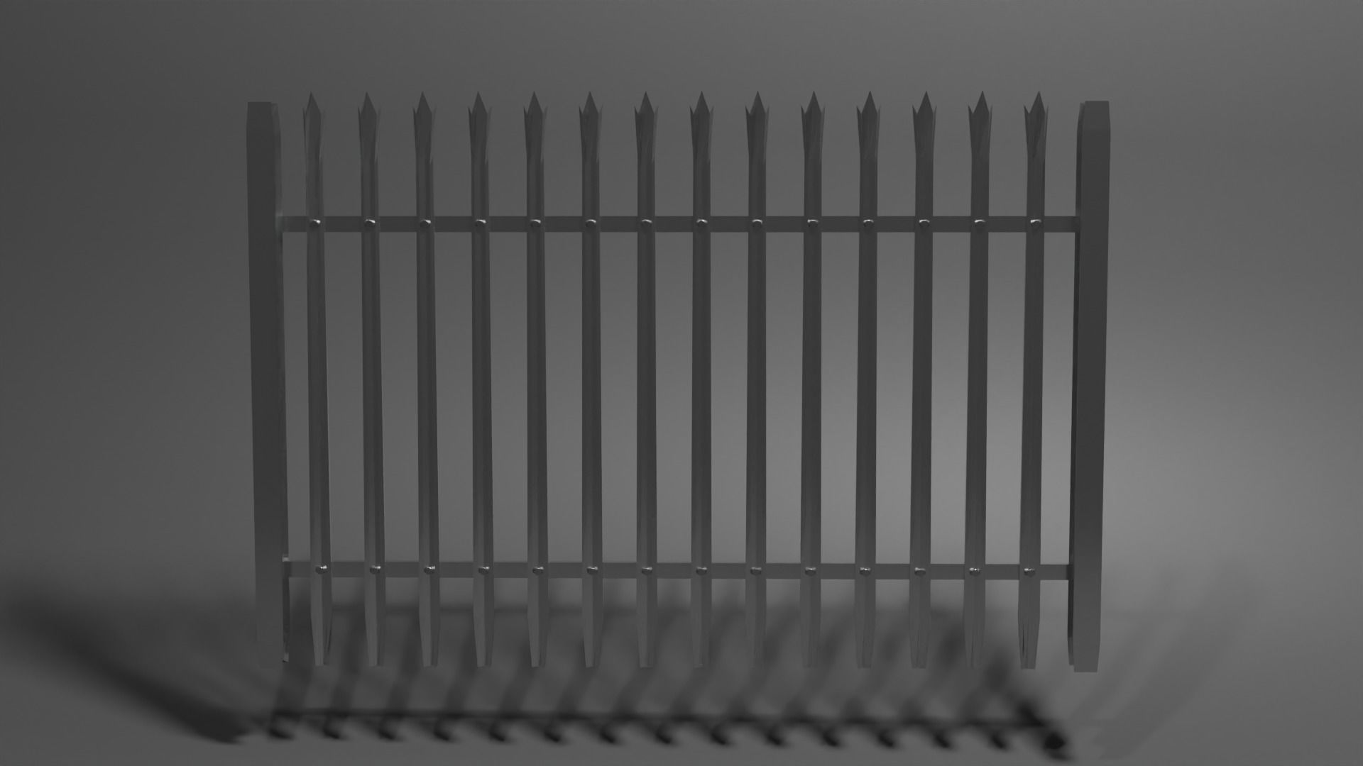 3D model Fence Asset Pack VR / AR / low-poly | CGTrader