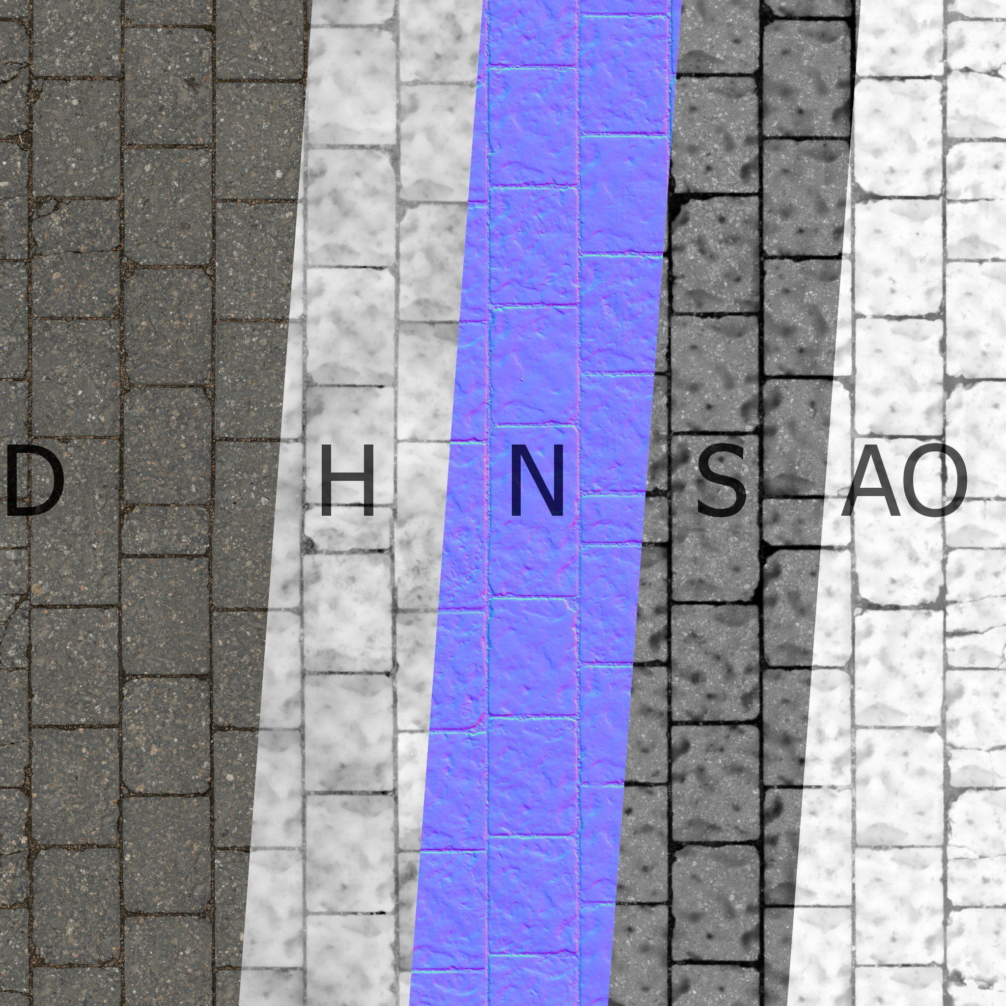Material of rectangular paving slabs 06 3D model | CGTrader