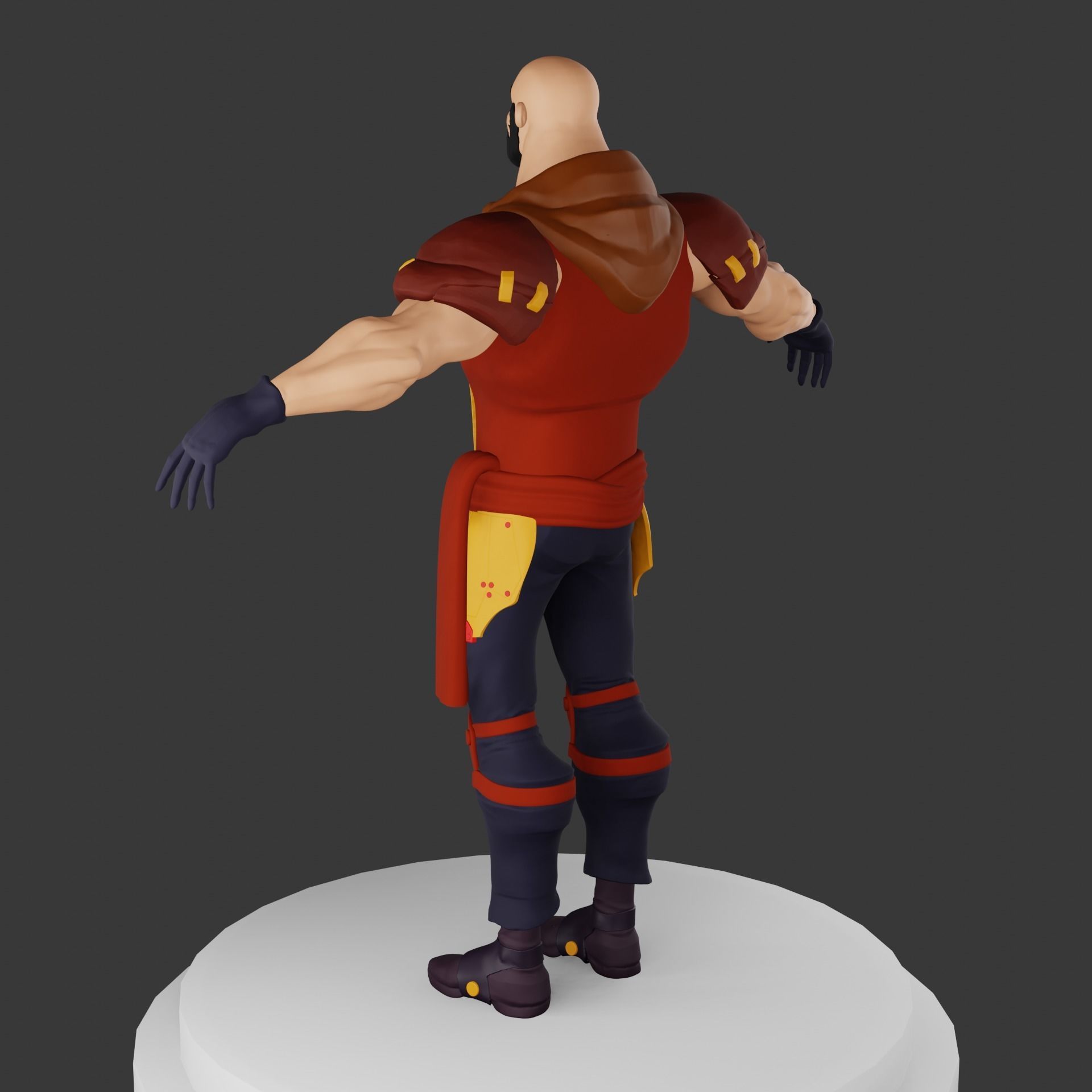 Stylized Warrior free 3D model | CGTrader