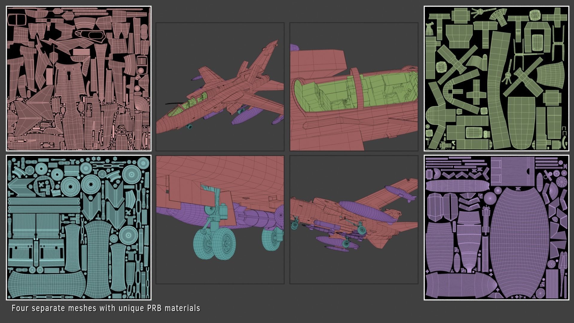 Panavia Tornado IDS GR1 3D model animated rigged | CGTrader