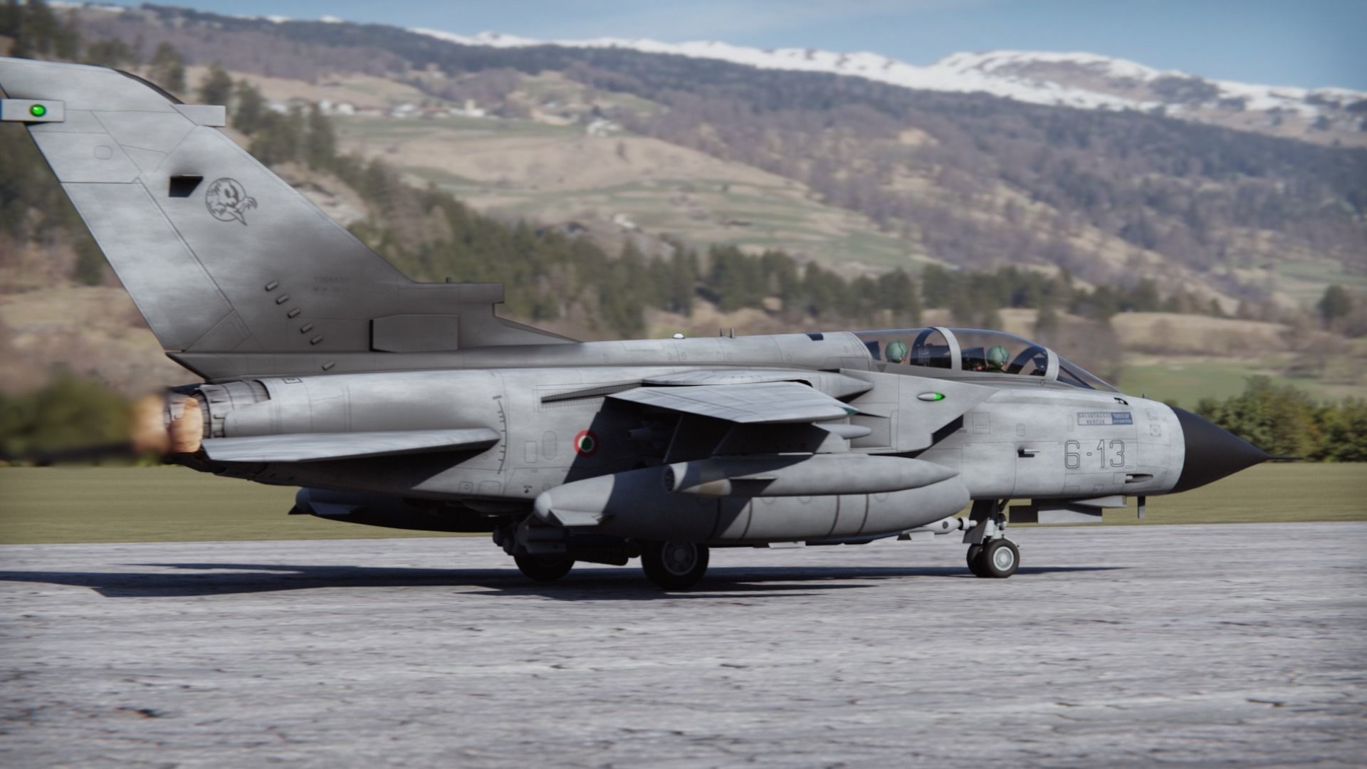 Panavia Tornado IDS GR1 3D model animated rigged | CGTrader