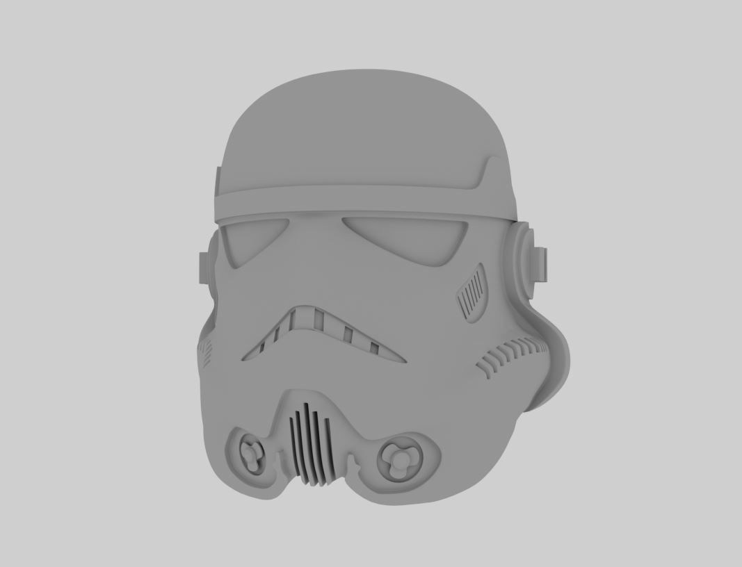3D model DIY star wars stormtrooper helmet VR / AR / low-poly | CGTrader