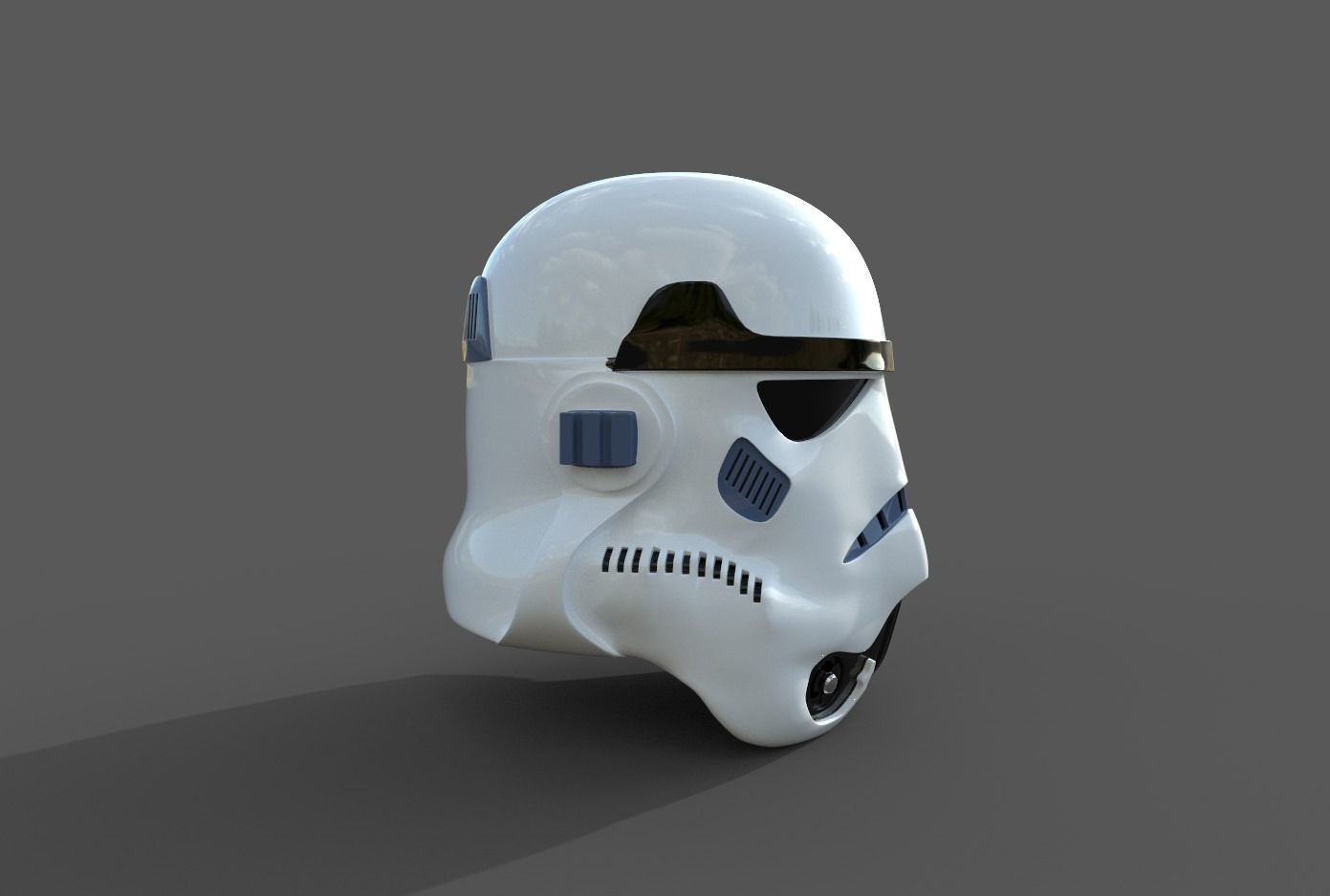 3D model DIY star wars stormtrooper helmet VR / AR / low-poly | CGTrader