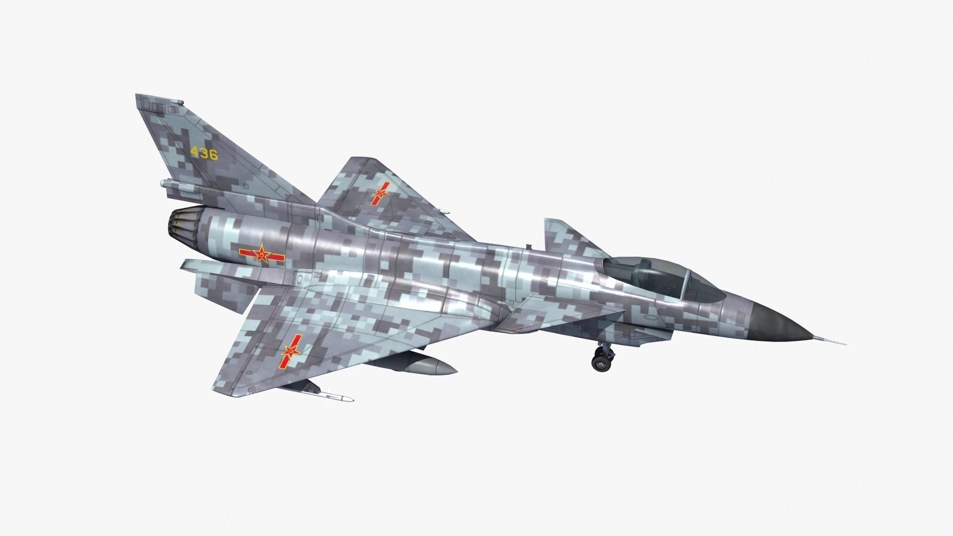 Chengdu J-10 Firebird 3D model | CGTrader